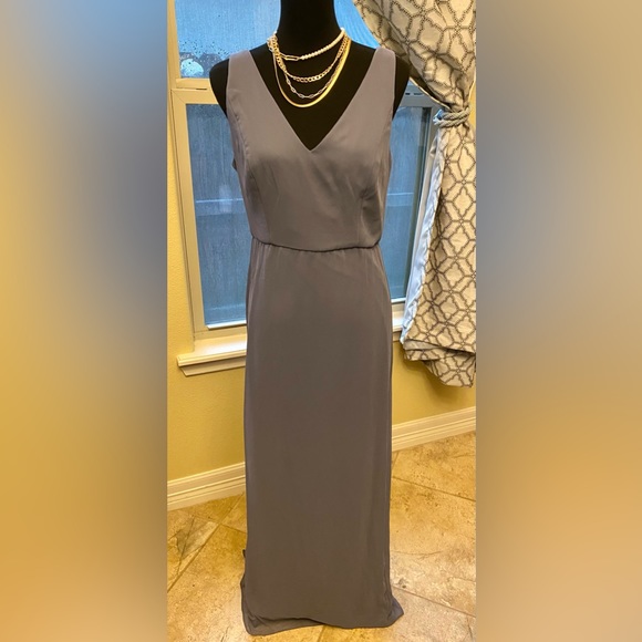 Social Bridesmaids | Dresses | Social Bridesmaids Vneck Back Tiechiffon ...